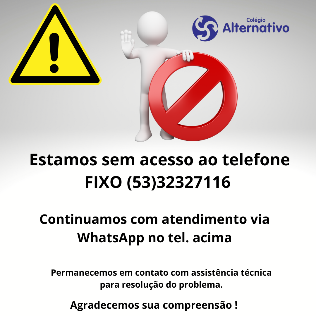 Telefone Fixo | Colégio Alternativo